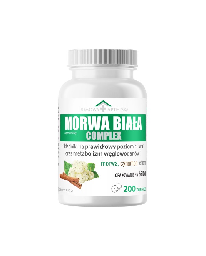 Morwa Biała Complex – 200 tablets - Polish American Pharmacy