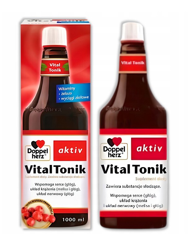 Doppelherz aktiv VitalTonik 1000 ml - Polish American Pharmacy