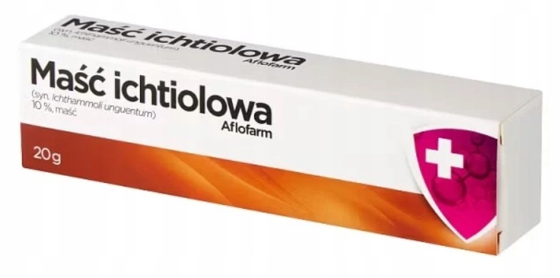 Aflofarm Ichthyol Ointment 10% – 20 g - Polish American Pharmacy