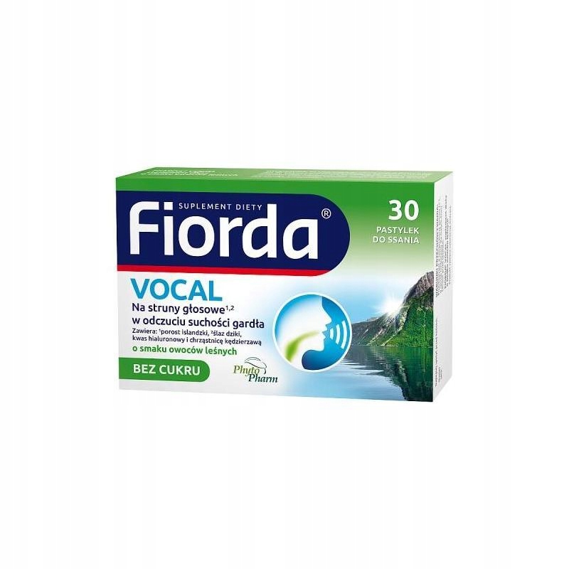 Fiorda Vocal Sugar-Free – 30 Lozenges - Polish American Pharmacy