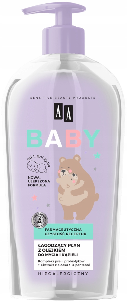 AA Baby Soothing Bath & Wash Oil – 400 ml - Polish American Pharmacy
