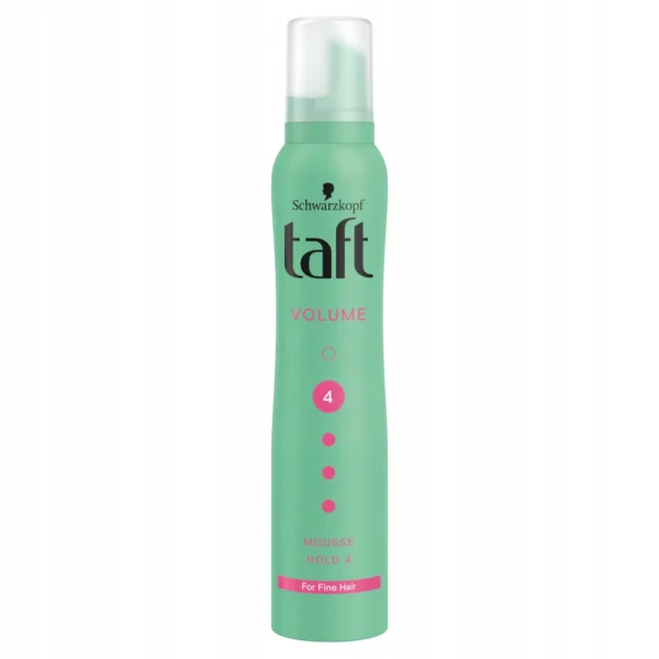 Schwarzkopf Taft Volume Mousse Hold 4 for Fine Hair – 200ml - Polish ...