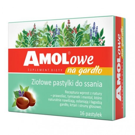 Amolowe for Throat – 16 Lozenges - Polish American Pharmacy