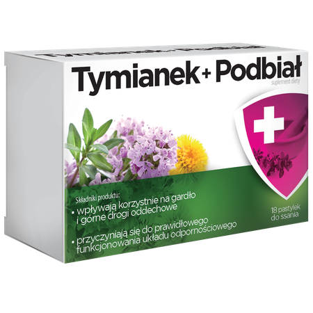 Aflofarm Thyme and Coltsfoot – 18 Lozenges - Polish American Pharmacy