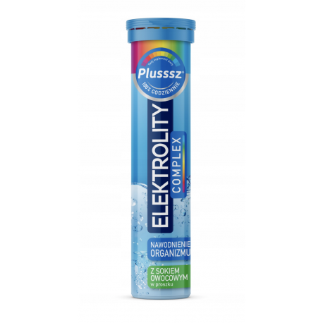 Plusssz – Electrolyte Complex – 20 Effervescent Tablets - Polish ...