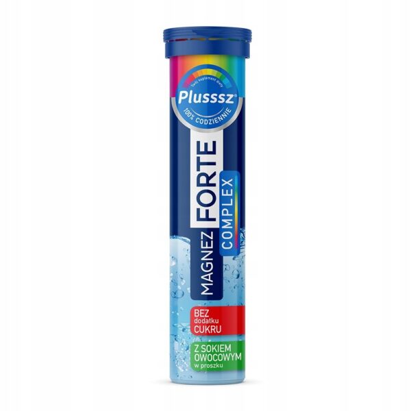 Plusssz – Magnesium Forte Complex – 20 Effervescent Tablets - Polish ...