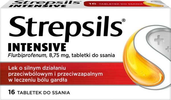 Strepsils Intensive – 16 lozenges - Polish American Pharmacy